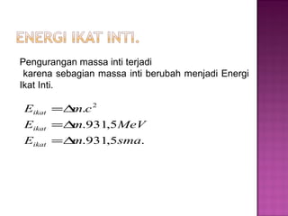 Fisika inti dan radioaktivitas | PPT