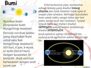 Fisika bumi sebagai planet | PPTX