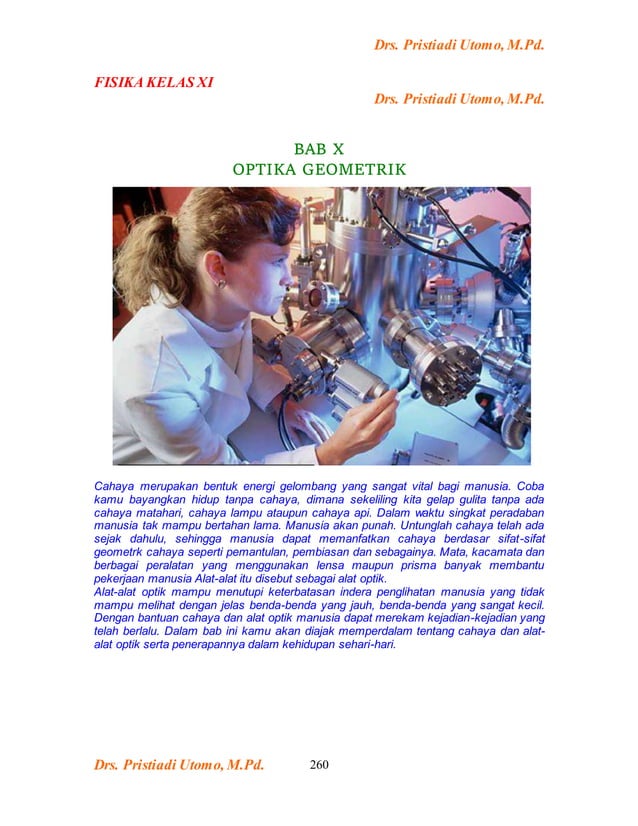 Fisika Kelas xi Bab10 Optika Geometrik | PDF