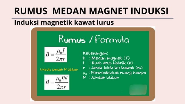 fisika medan magnet, montor listrik dan magnet induksi | PPT