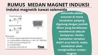 fisika medan magnet, montor listrik dan magnet induksi | PDF