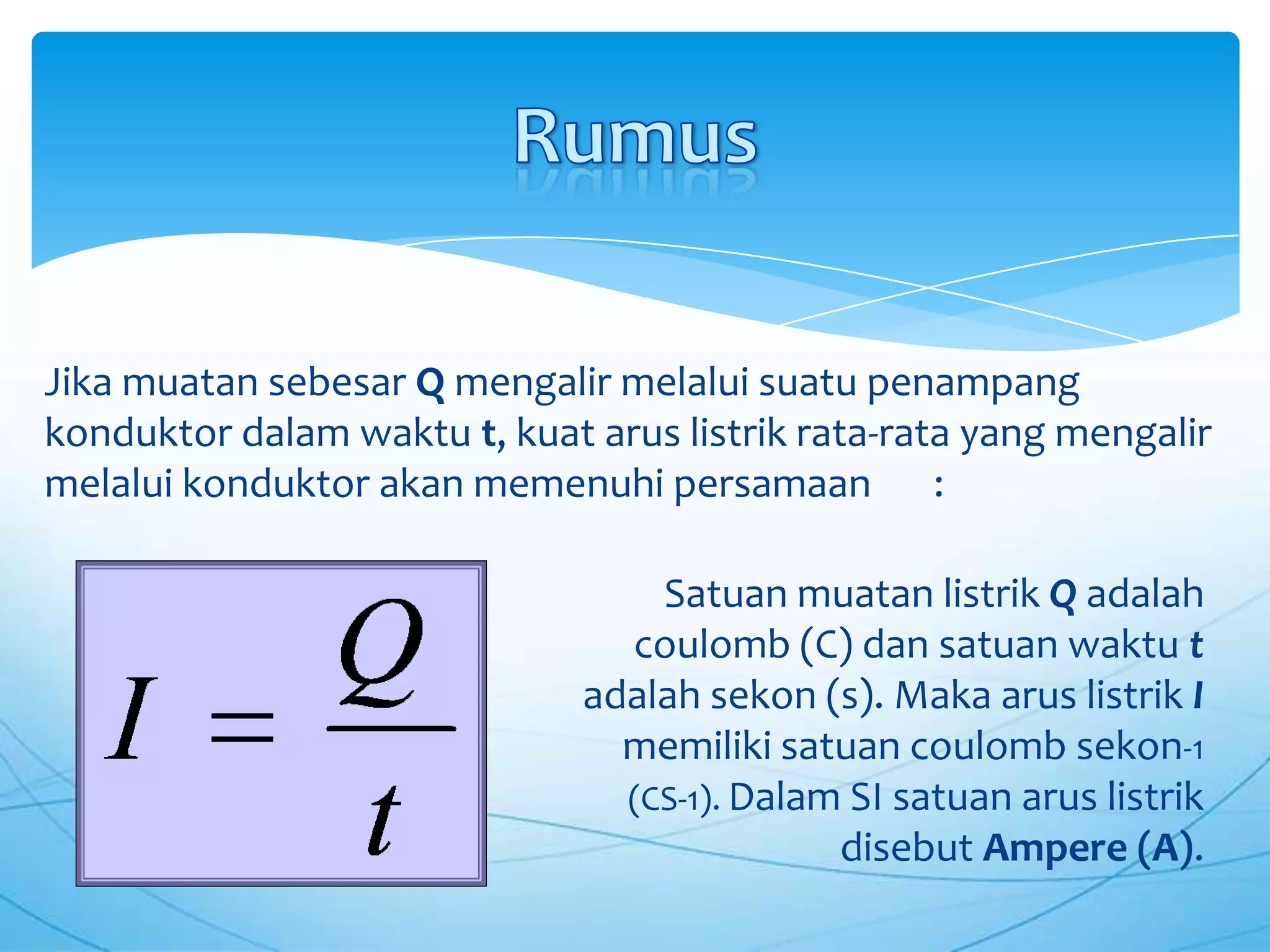 kuat arus listrik | PPTX