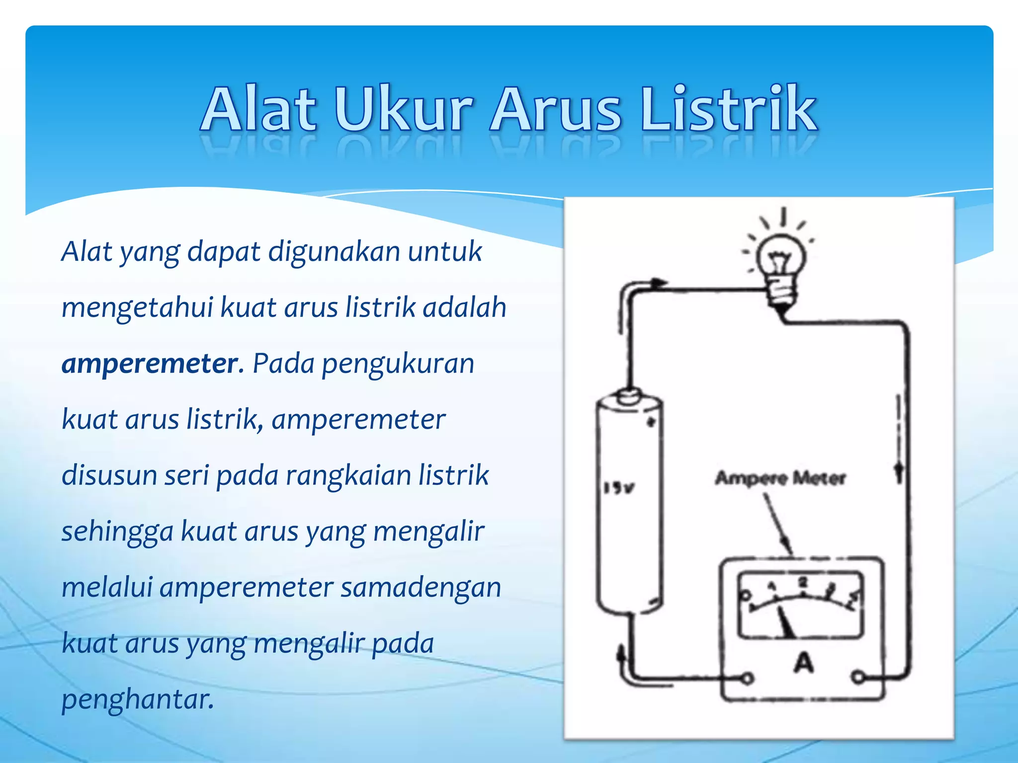kuat arus listrik | PPTX
