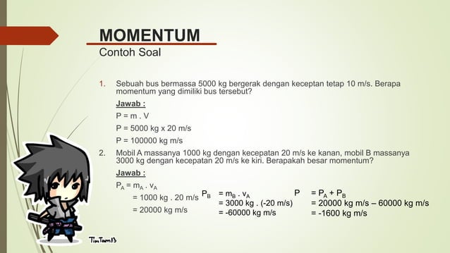 Fisika "Momentum dan impuls" kelas X | PPTX