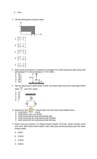 SOAL LATIHAN UN Fisika paket 02 | PDF SOAL LATIHAN UN Fisika paket 02 | PDF