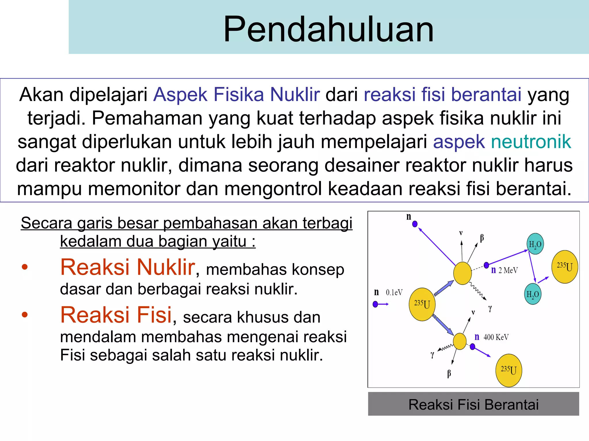 Fisika Reaktor Nuklir | PPT