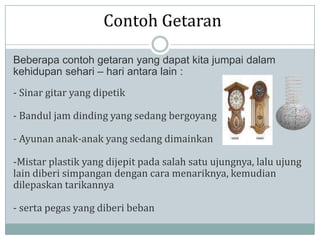 Fisika tentang getaran | PPTX