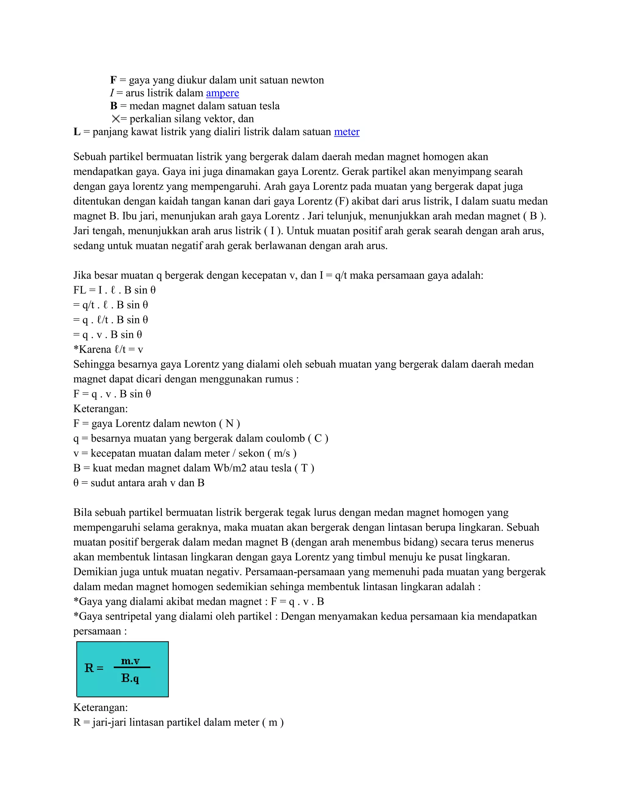 Fisika gaya gerak listrik | DOCX