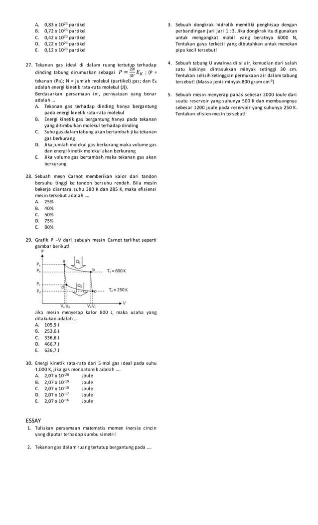 Fisika us sem2 kls xi ipa | PDF