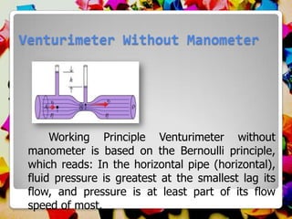 Fisika venturimeter | PPTX