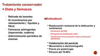 fisiologia ano rectal incontinencia anal | PPTX