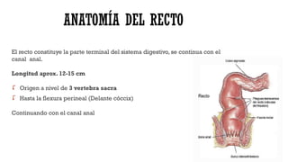 fisiologia ano rectal incontinencia anal | PPTX