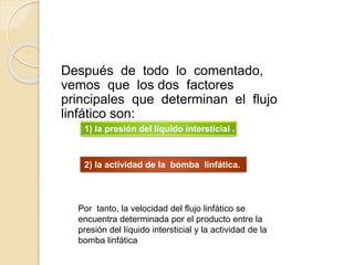 fisiología de la microcirculacion y el sistema linfatico | PPTX