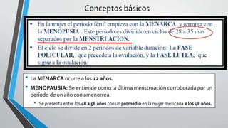 Fisiología del ciclo menstrual | PPTX