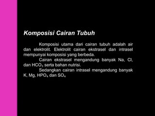 Fisiologi cairan-tubuh | PPTX