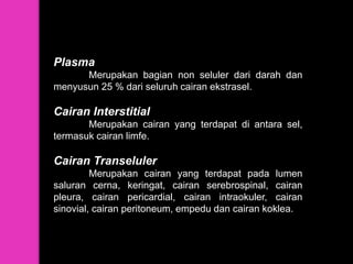 Fisiologi cairan-tubuh | PPTX