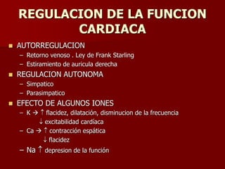 FISIOLOGIA CARDIACA DEL CORAZON Y SU FUNCION | PPT