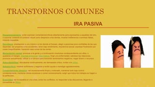 Fisiologia de la conducta tarea 6 la ira | PPTX