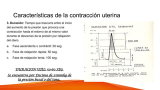 Fisiologia de la contraccion, características de la contracción uterina ...