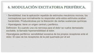 Fisiologia del dolor | PPTX