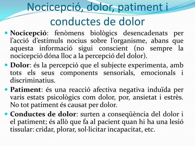 Fisiologia del dolor | PPTX