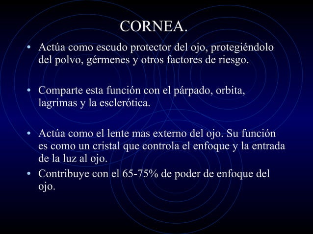 Fisiologia general del ojo | PPT