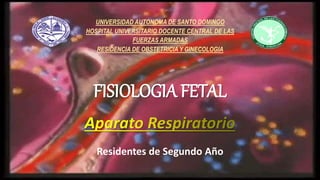 Fisiologia Del Desarrollo Pulmonar Fetal Pptx
