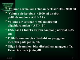 FISIOLOGI CAIRAN KETUBAN.............ppt