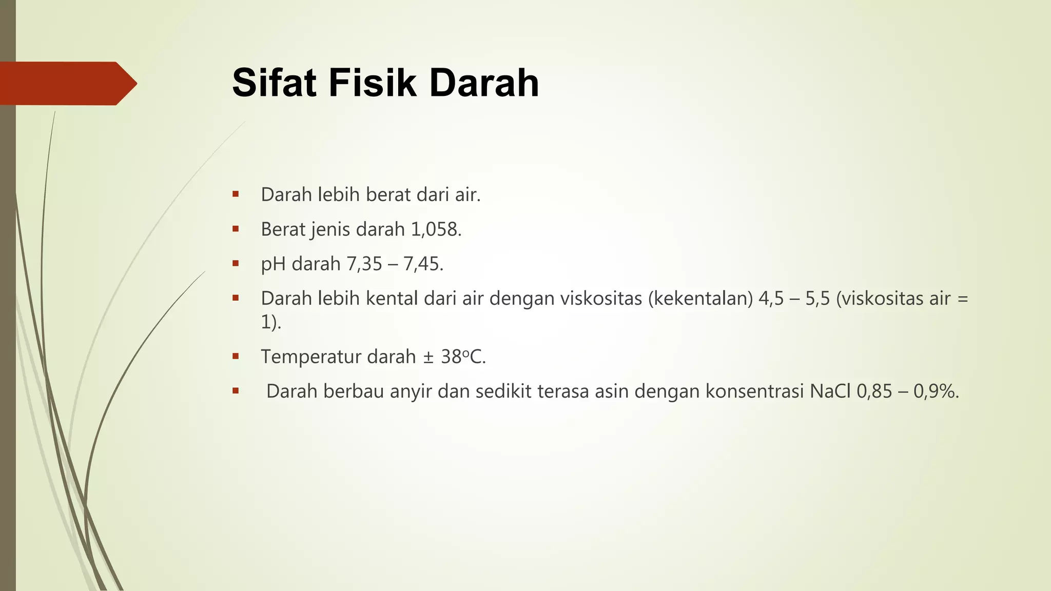 Fisiologi darah dan | PPTX