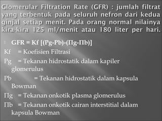 Fisiologi ginjal | PPT
