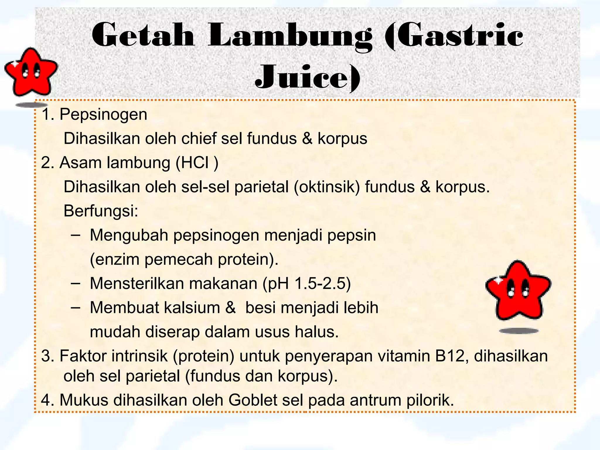 Fisiologi pencernaan | PPT