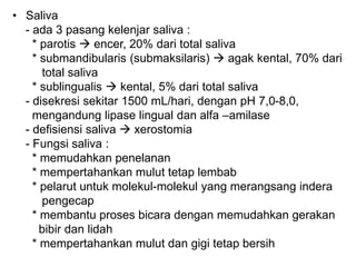 Fisiologi sistem pencernaan | PPT