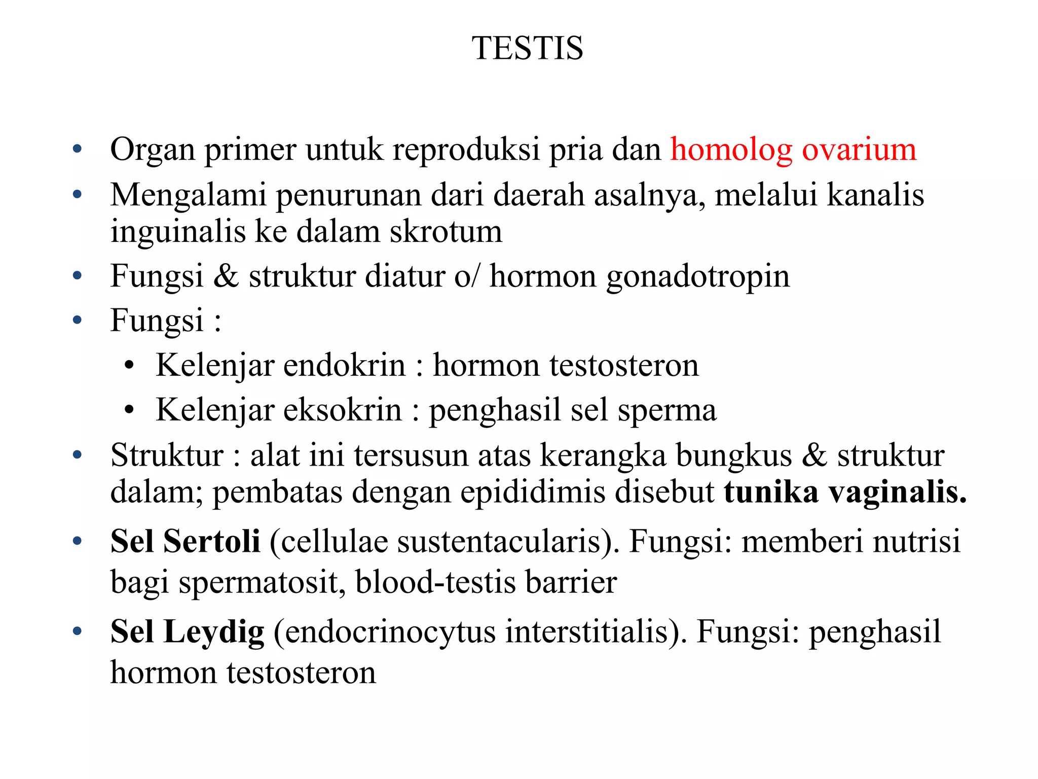 Fisiologi Sistem Reproduksi Pria dan Wanita | PPTX