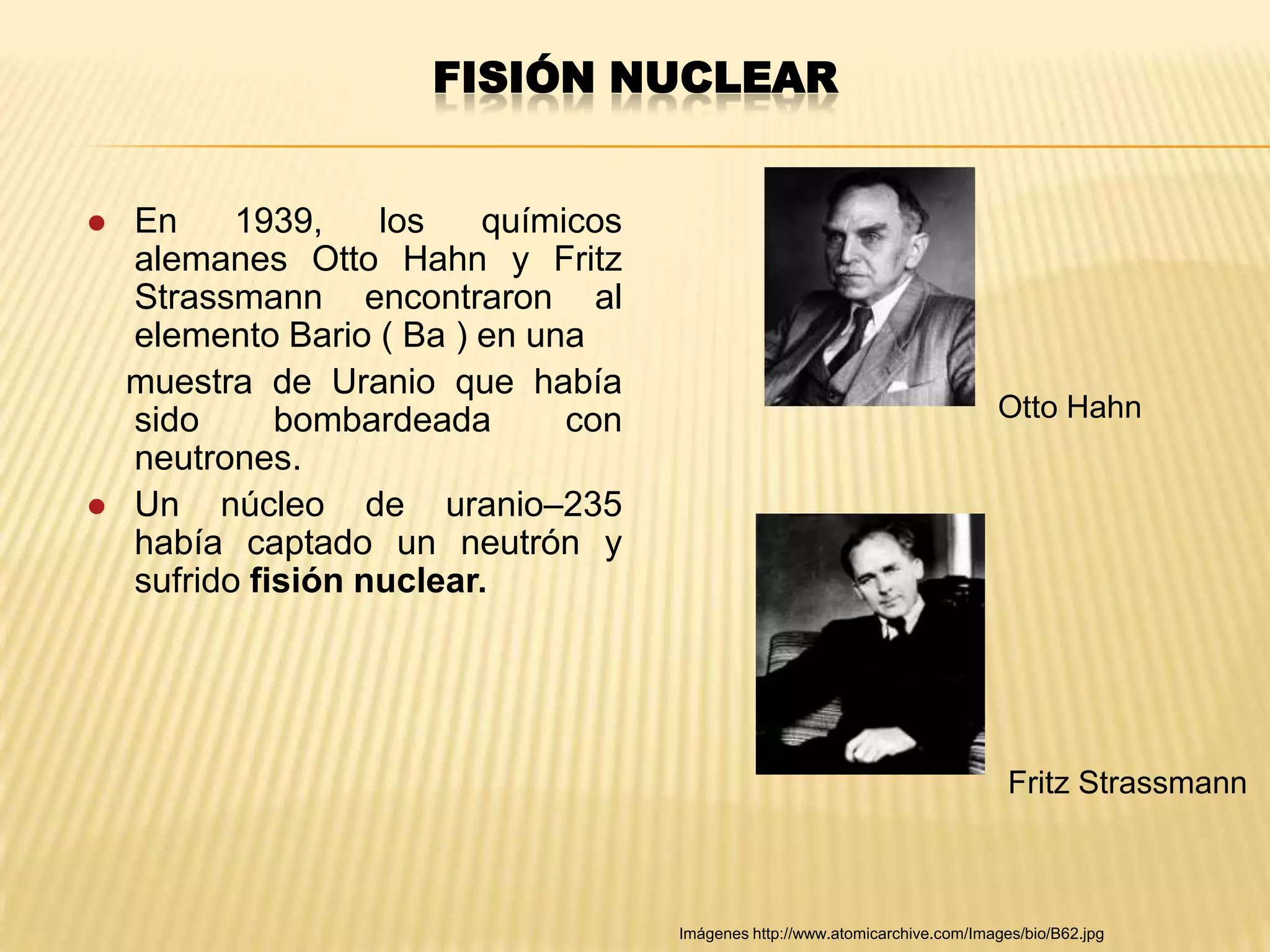 Fision y fusion nuclear1 | PPTX | Physics | Science