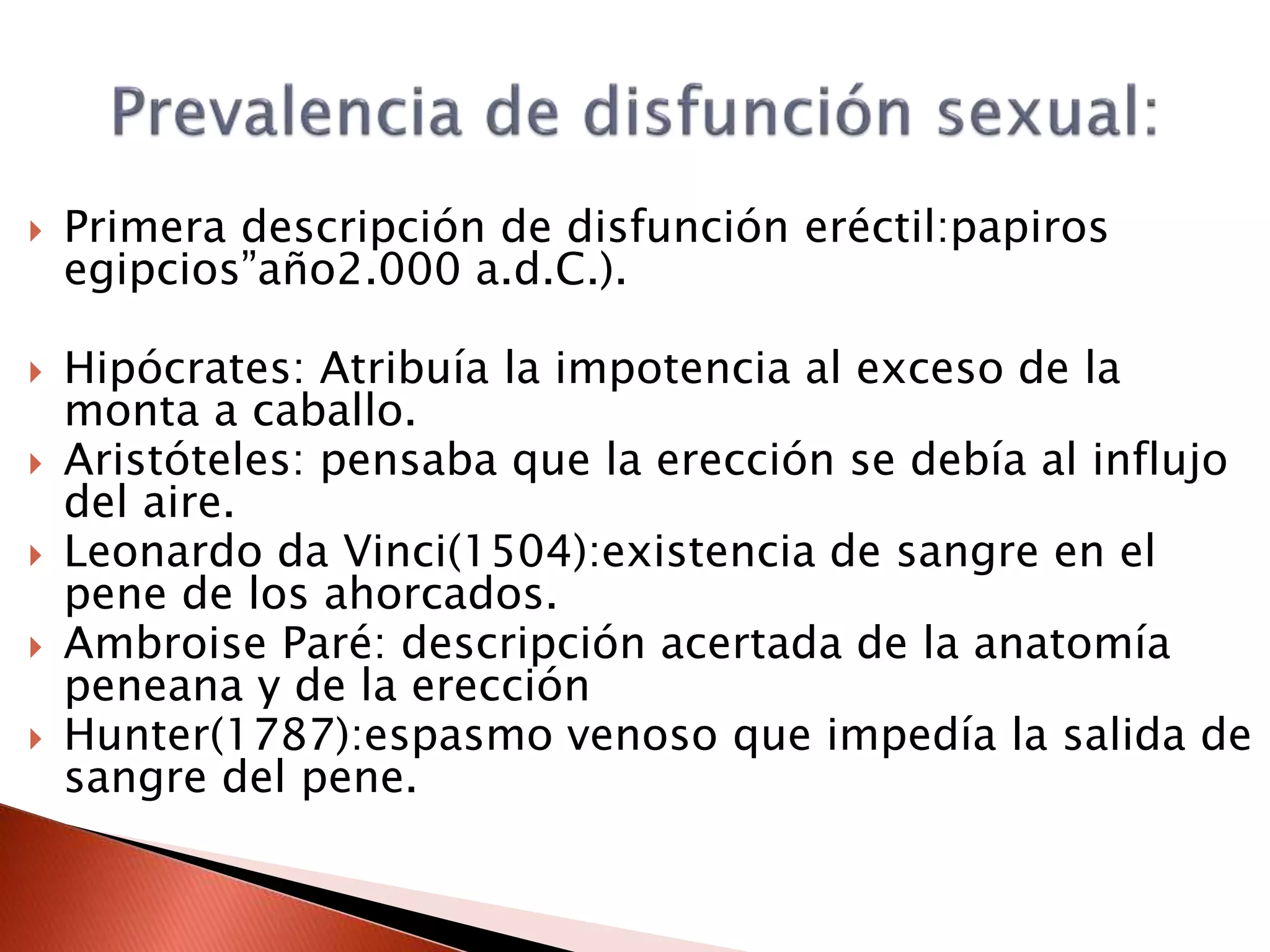 Fisiopatología, diagnóstico y tratamiento de la disfunción erectil ...