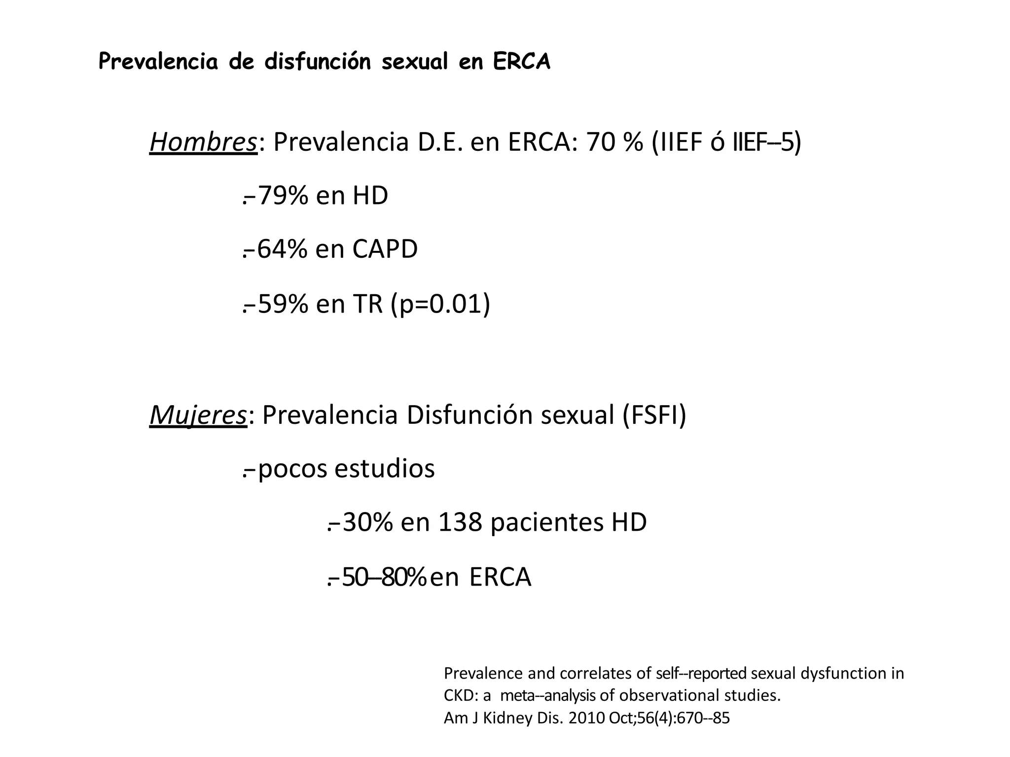 Fisiopatología, diagnóstico y tratamiento de la disfunción erectil | PPT
