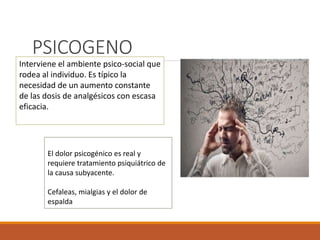 Fisiopatología dolor en paciente politraumatizado | PPTX