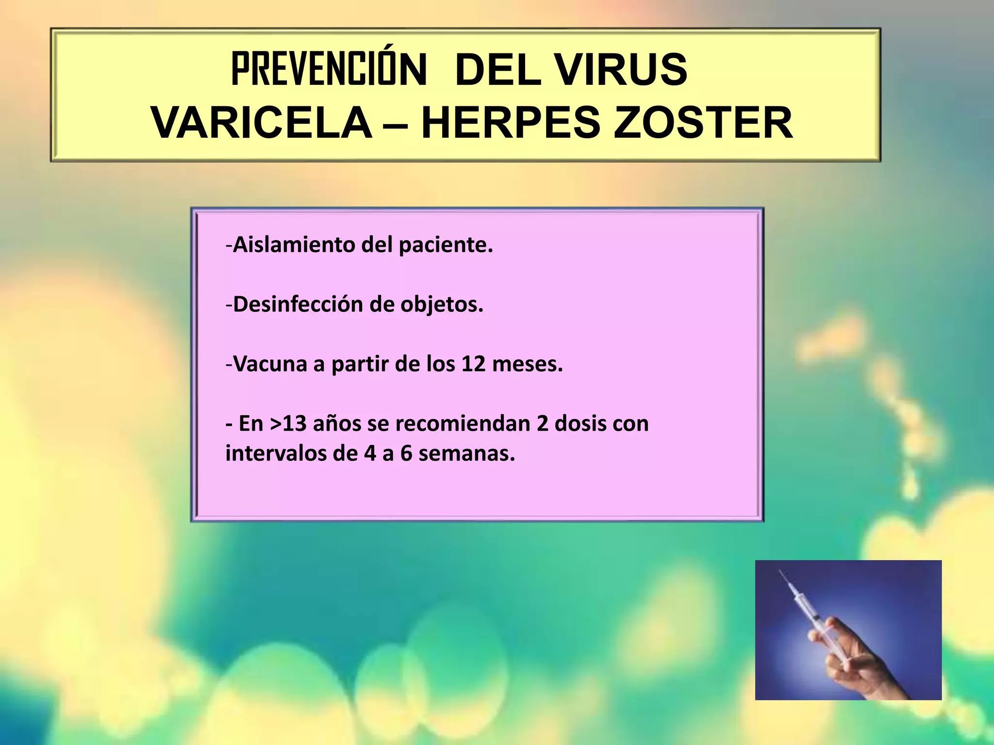 Varicela zoster | PPTX