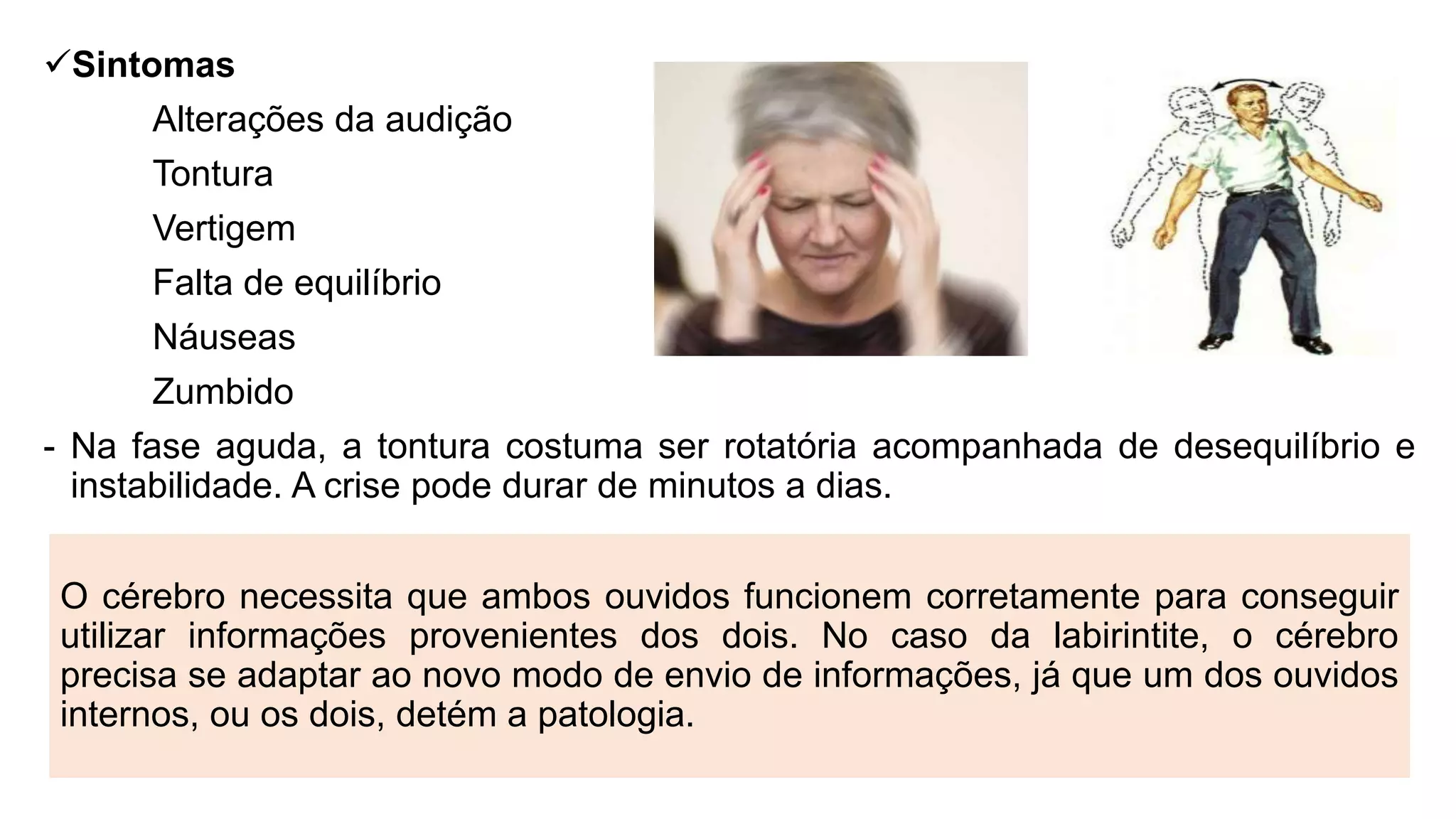 Fisiopatologia da Labirintite | PPTX