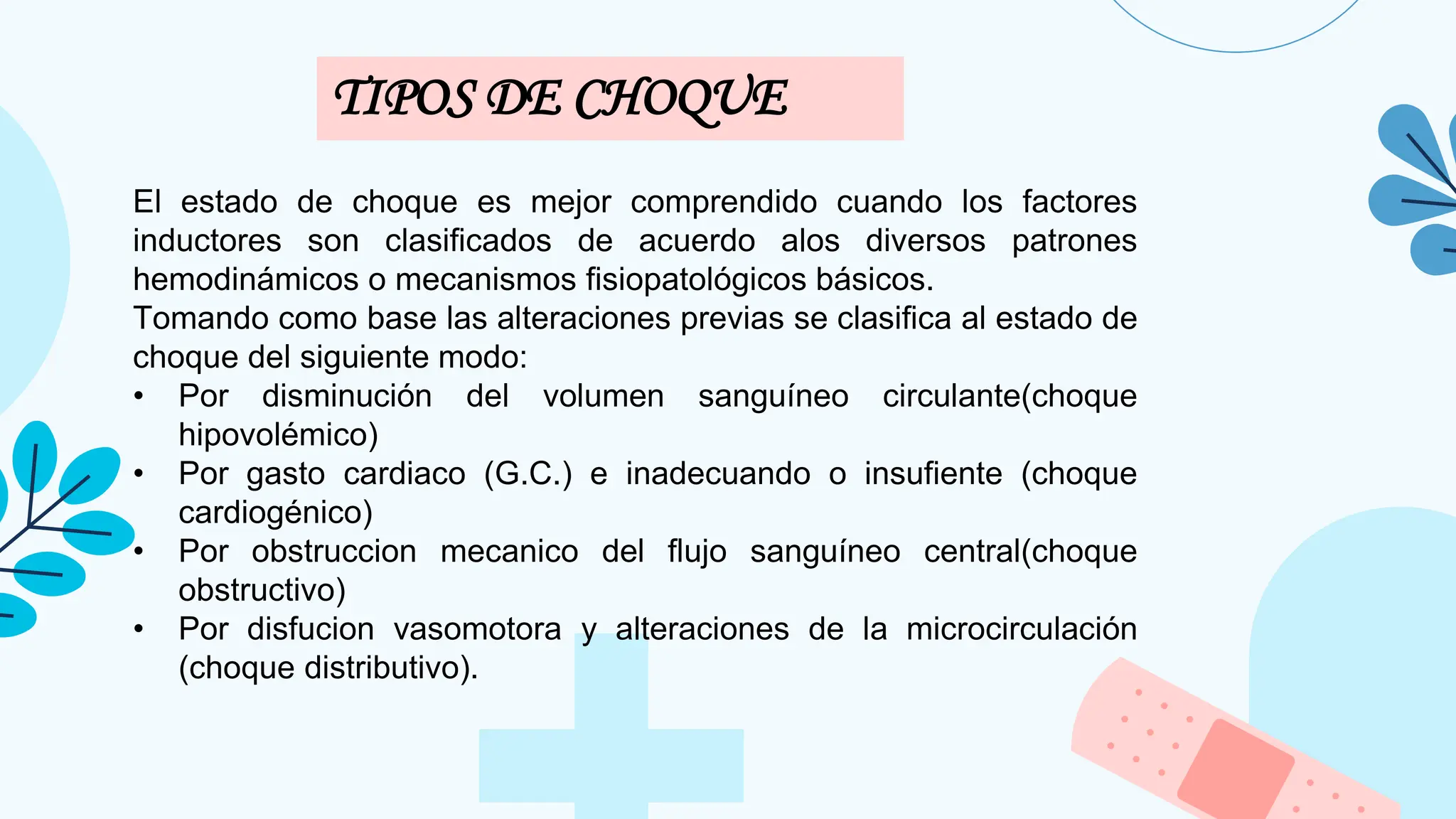 FISIOPATOLOGIA DE LOS DISTINTOS TIPOS DE CHOQUE.pptx