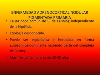 Fisiopatologia del sd de cushing | PPTX