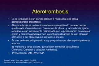 Fisiopatologia Síndrome Coronario Agudo | PPT