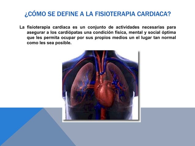 Fisioterapia cardiaca | PPT