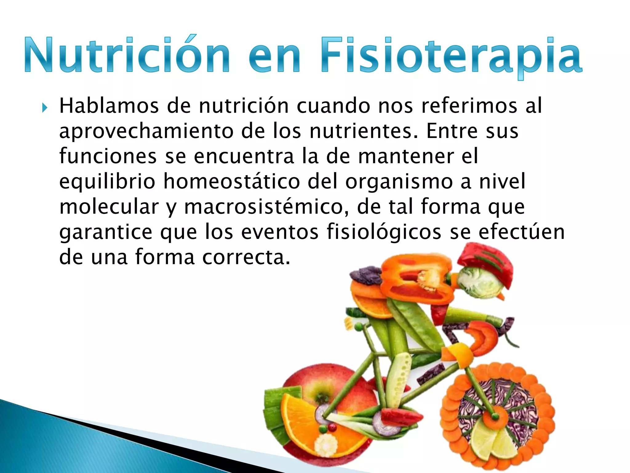 Nutrición en Fisioterapia | PPTX