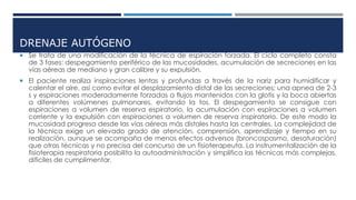 Fisioterapia respiratoria | PPTX