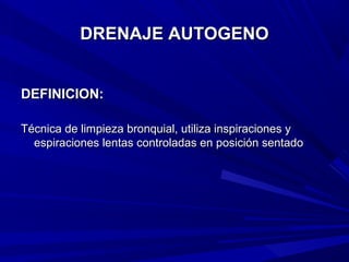 Fisioterapia respiratoria en niños | PPT