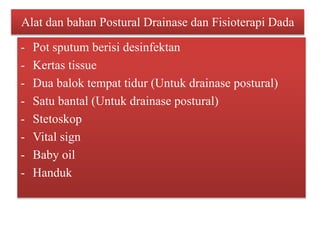 Fisioterapi dada | PPTX