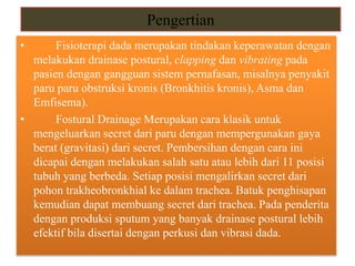 Fisioterapi dada | PPTX