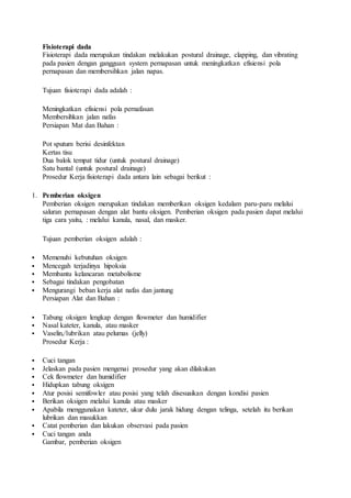 Fisioterapi dada | PDF