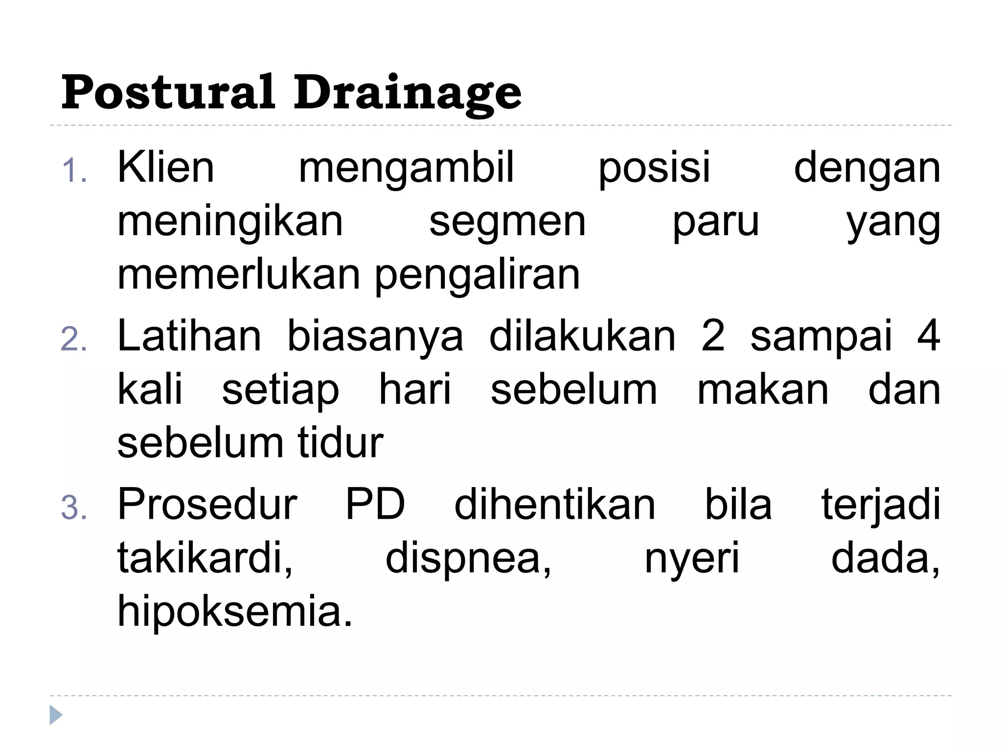 Fisioterapi dada pengantar-praktikum | PPTX
